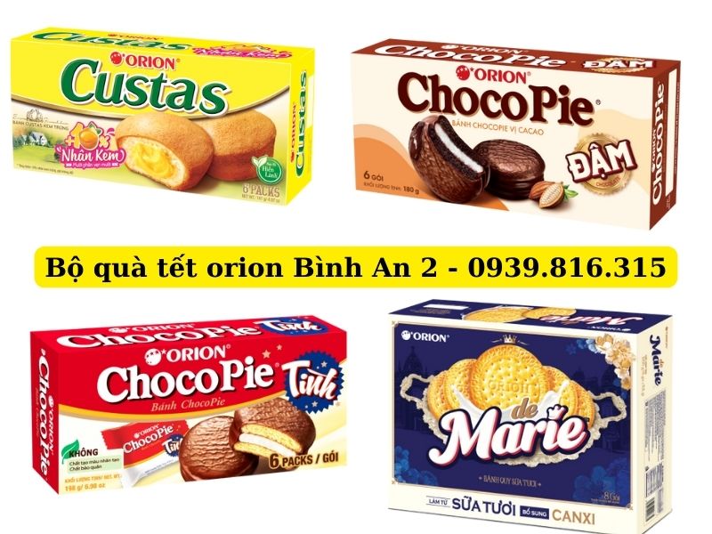 Cập nhật những mẫu hộp bánh orion tết 2024 mới nhất